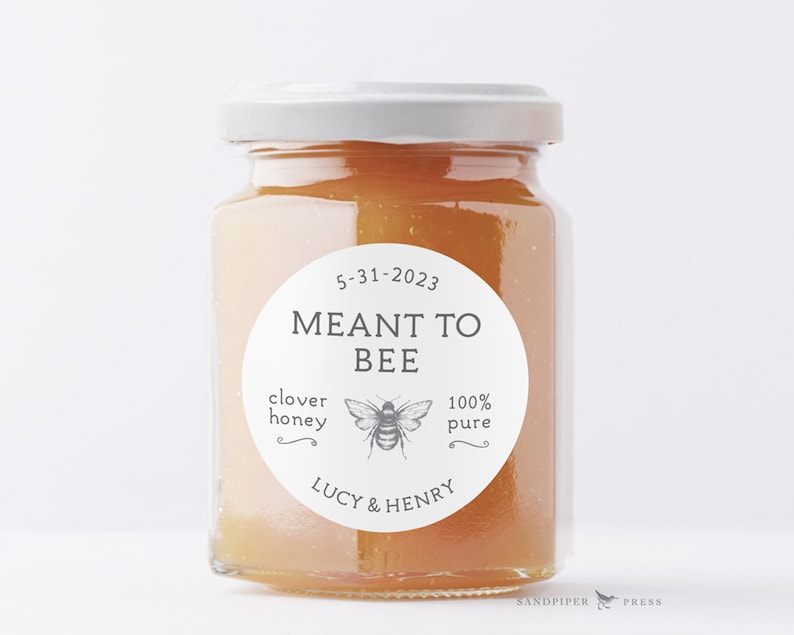Printed Labels for Honey Jars personalized Stickers With - Etsy