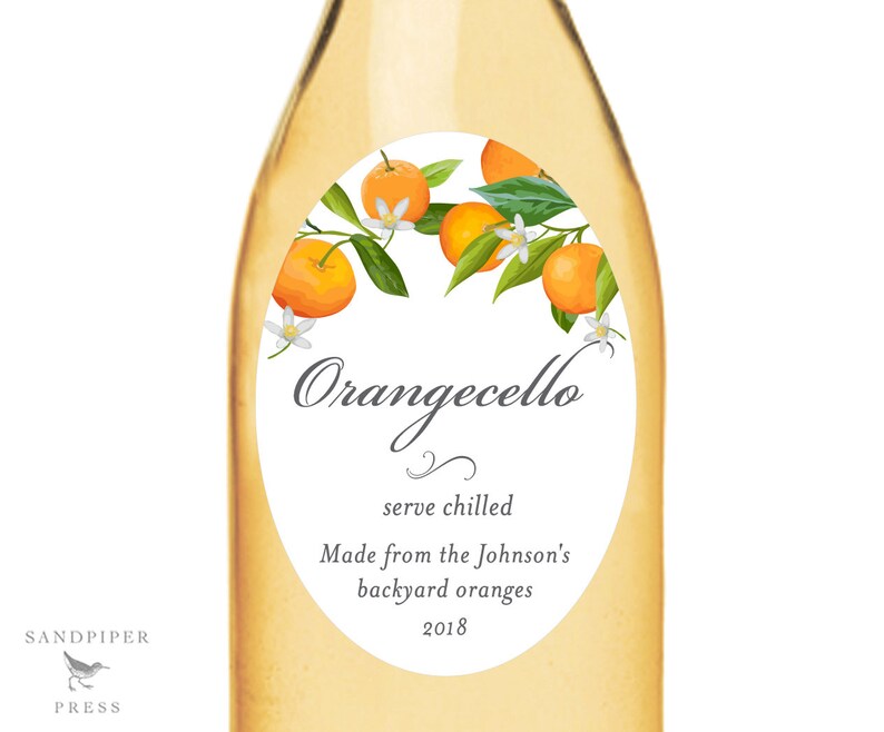 Orange Marmalade Labels Custom Printed Personalized - Etsy