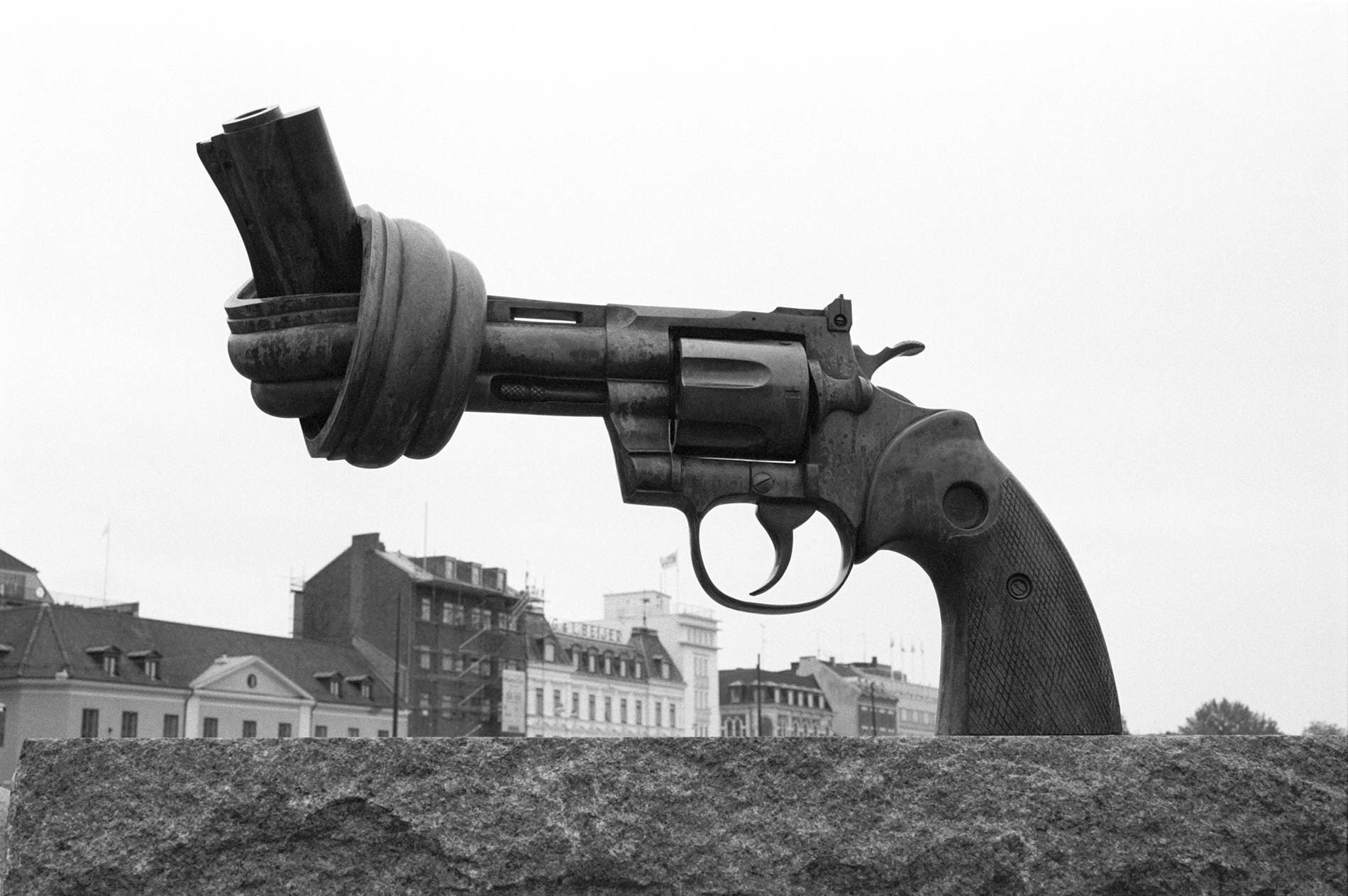 Non-violence Sculpture - Malmö, Sweden - Etsy