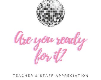 Swiftie Teacher Appreciation Week Fun Schedule - Etsy