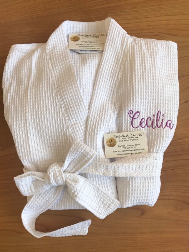 Personalized Waffle Robe Mothers Gifts Monogrammed Robe - Etsy