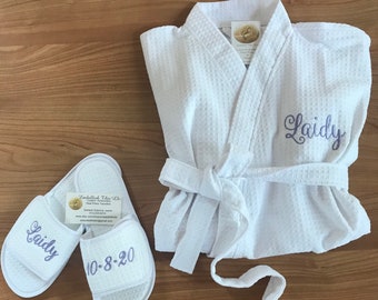 Robe and Slipper Set - Etsy