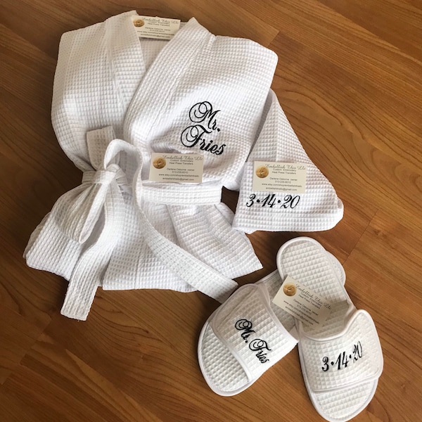 Monogrammed Spa Robe - Etsy