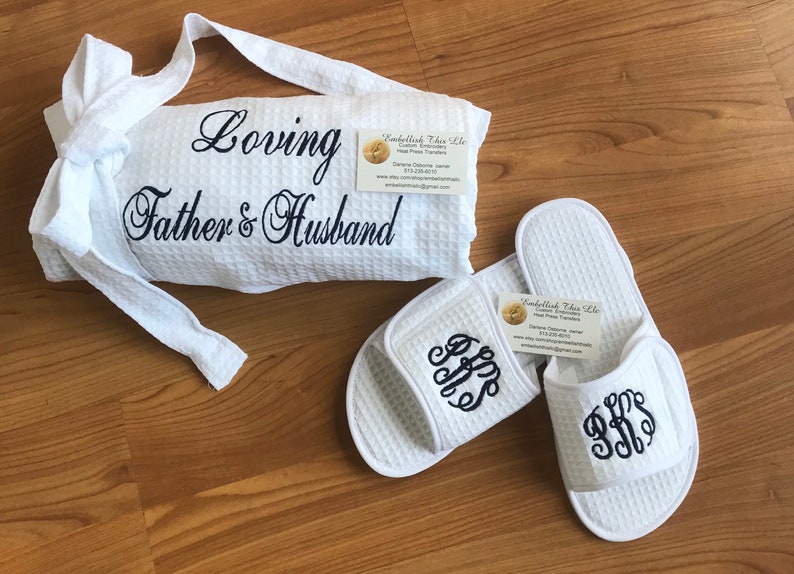 Dads Robe Personalized Guys Gift Fathers Gift Personalized - Etsy