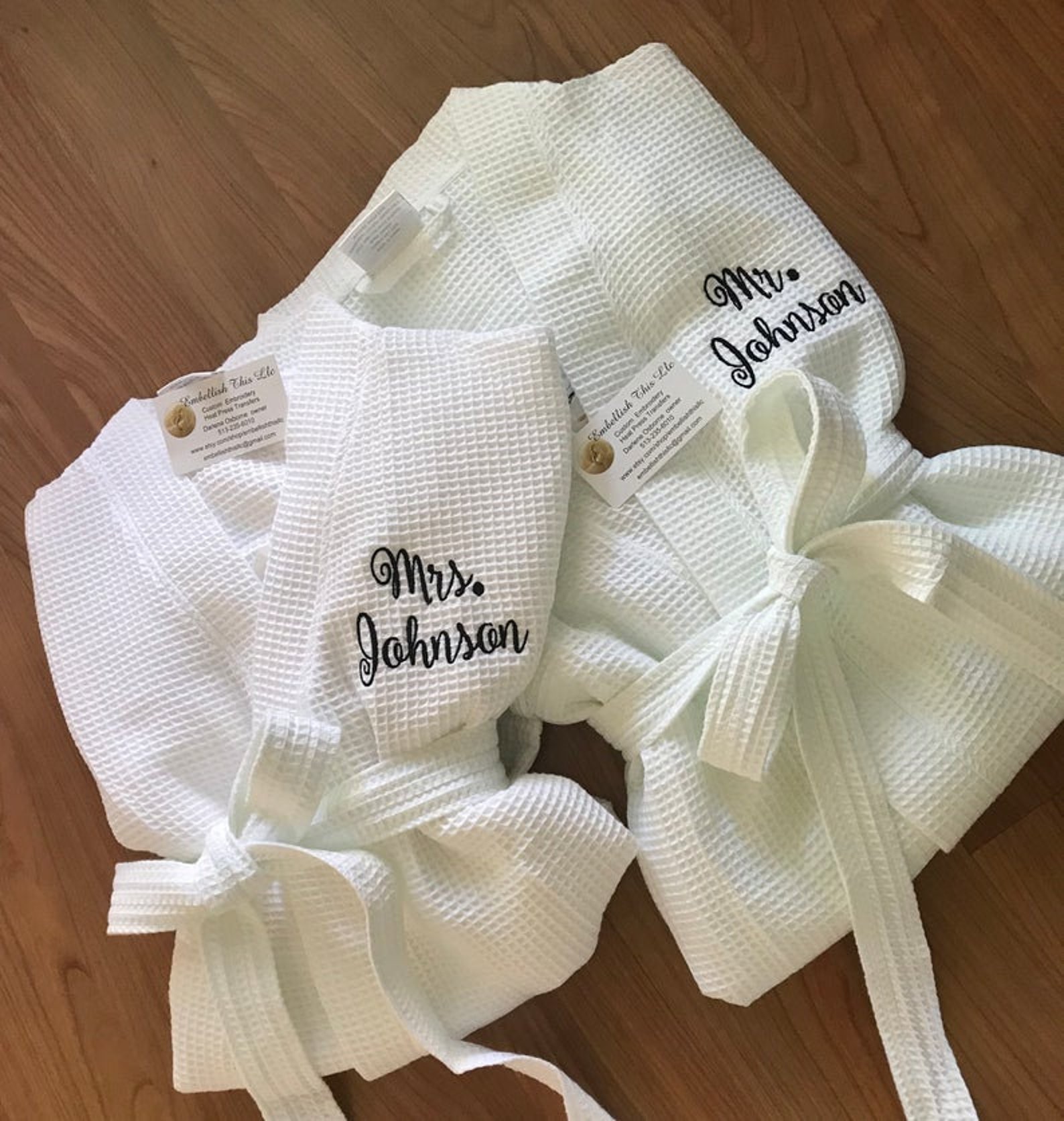 Monogrammed Waffle Spa ROBE Moms Robe Dads Robe Big Brother | Etsy