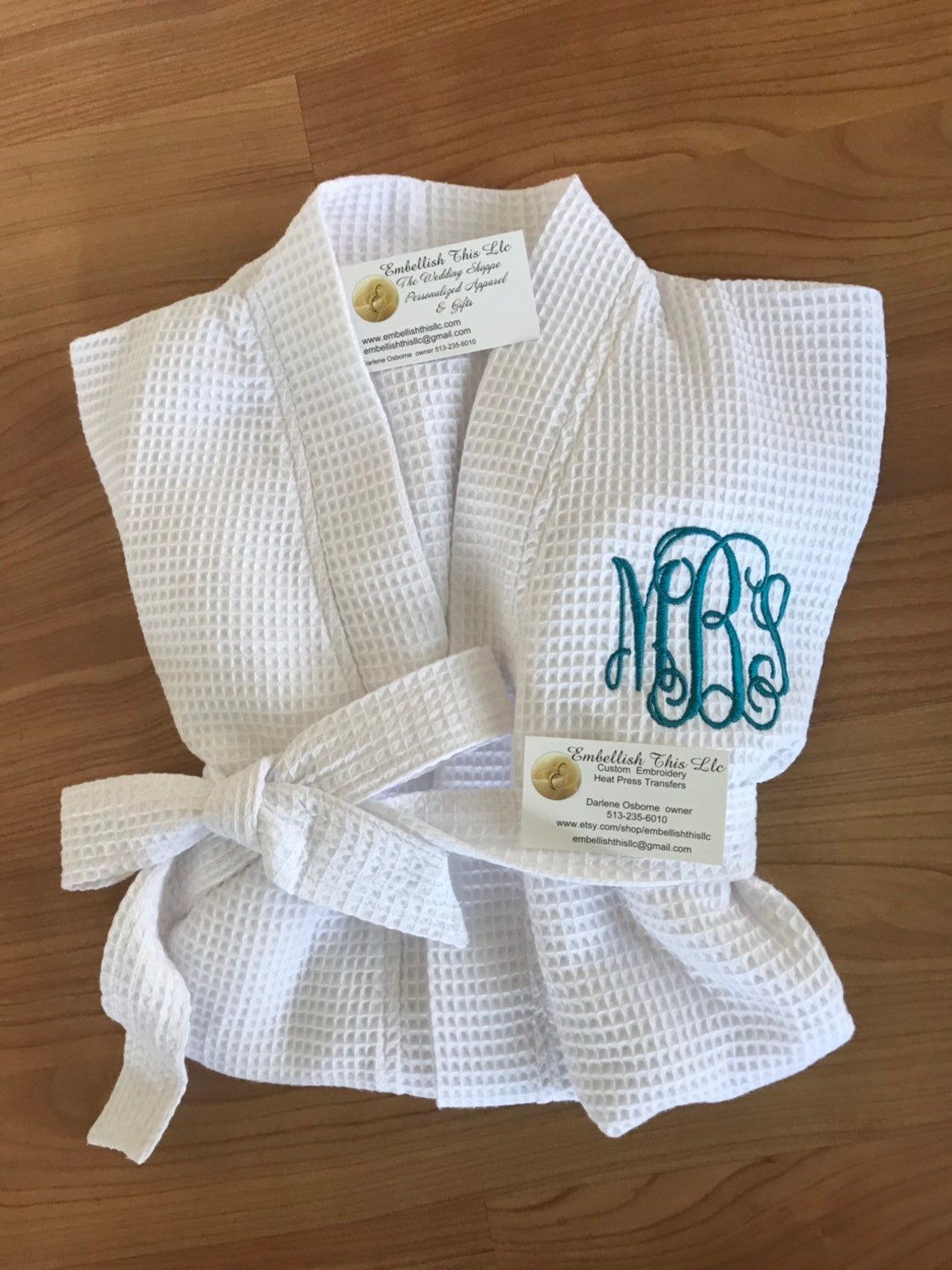 Personalized SPA Robe SET Robe Slippers 2 Spa Set Waffle | Etsy