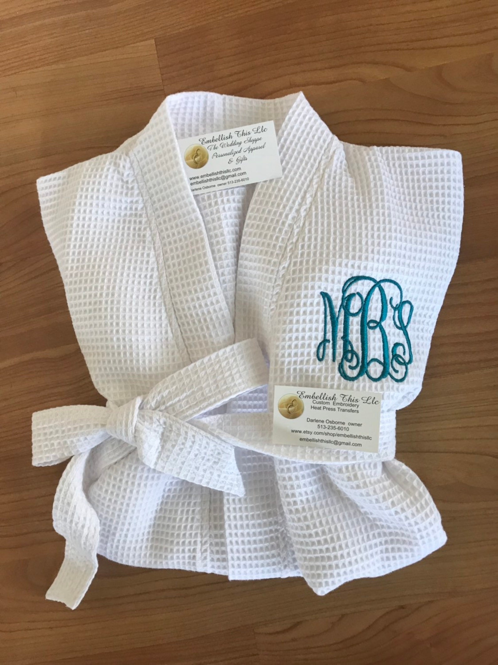 Personalized SPA Robe SET Robe Slippers 2 Spa Set Waffle | Etsy