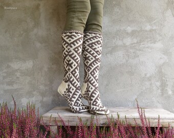 Old Lady Socks - Etsy