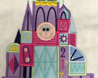 IRON ON PATCH / It's a Small World Inspired Disney Mickey Mouse ...