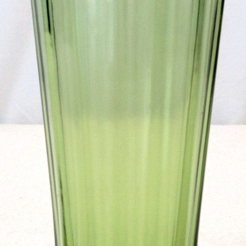 Tall Flute Glass Vase - Etsy
