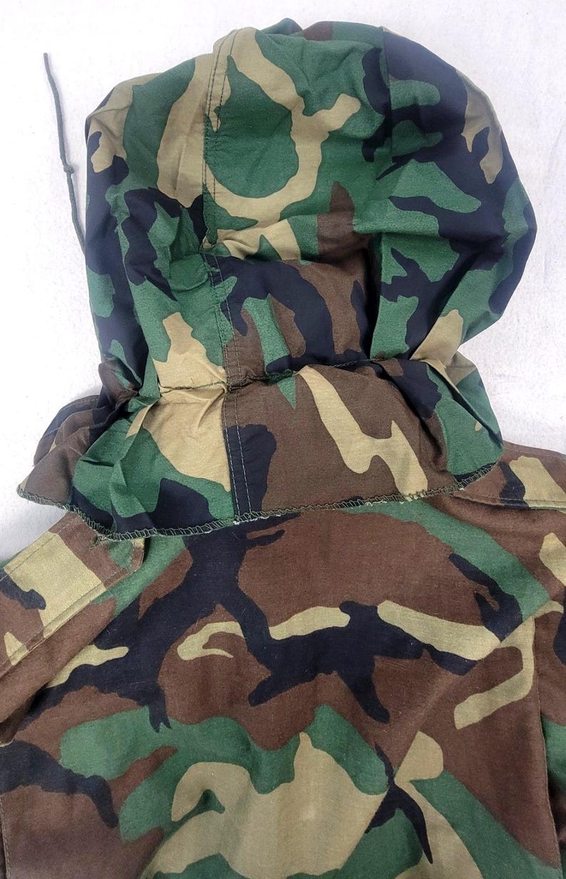 Vintage 1980s U.S. Army Cold Weather Field Jacket Camo Coat Small X ...