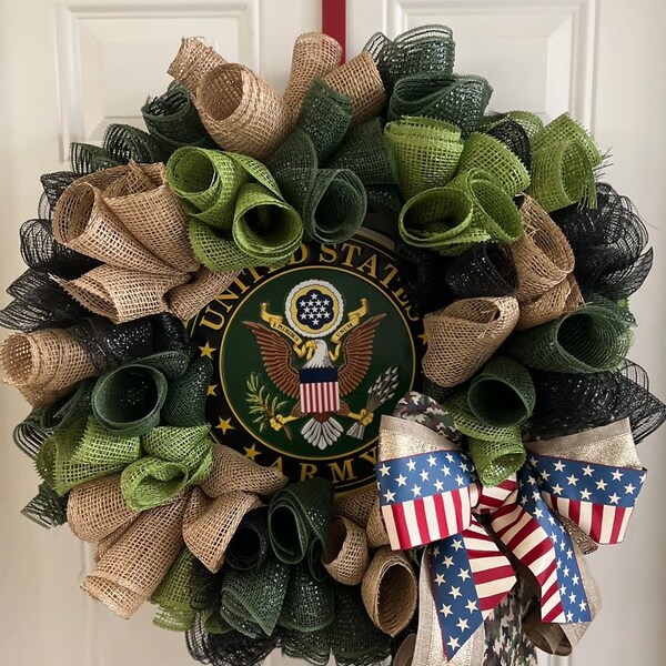 Army Wreath - Etsy