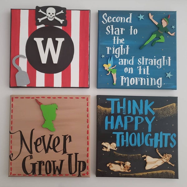 Peter Pan Wall Decal - Etsy