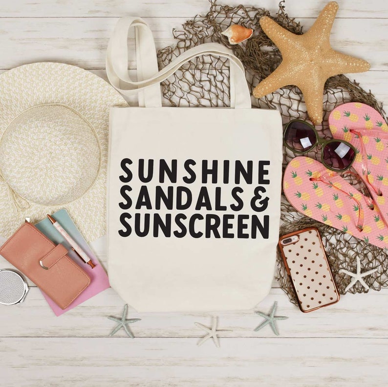 Sunshine, Sandals & Sunscreen - Etsy