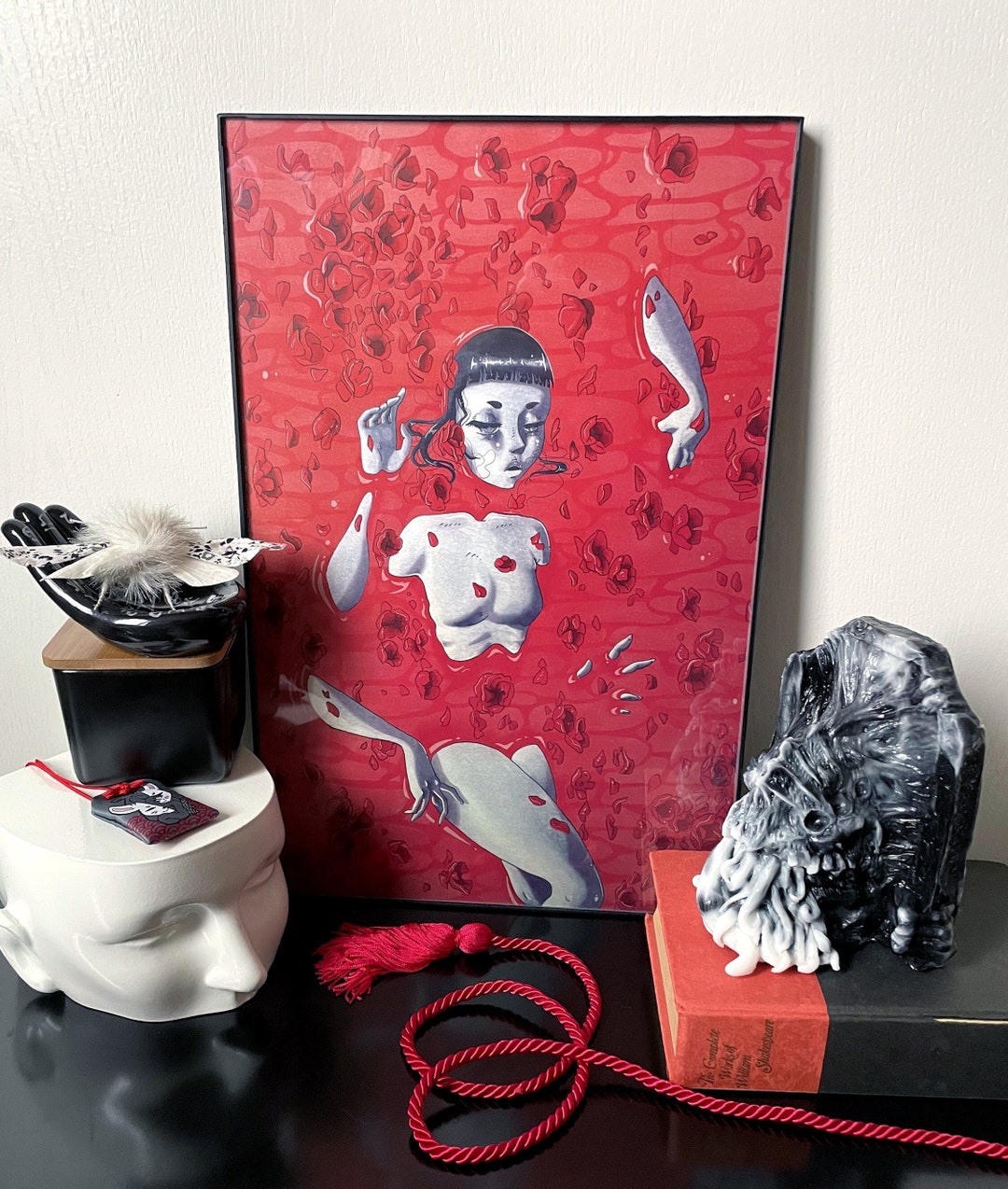 SURFACE 11x17 Corpse Lake Water River Head Arms Underwater Body Horror ...