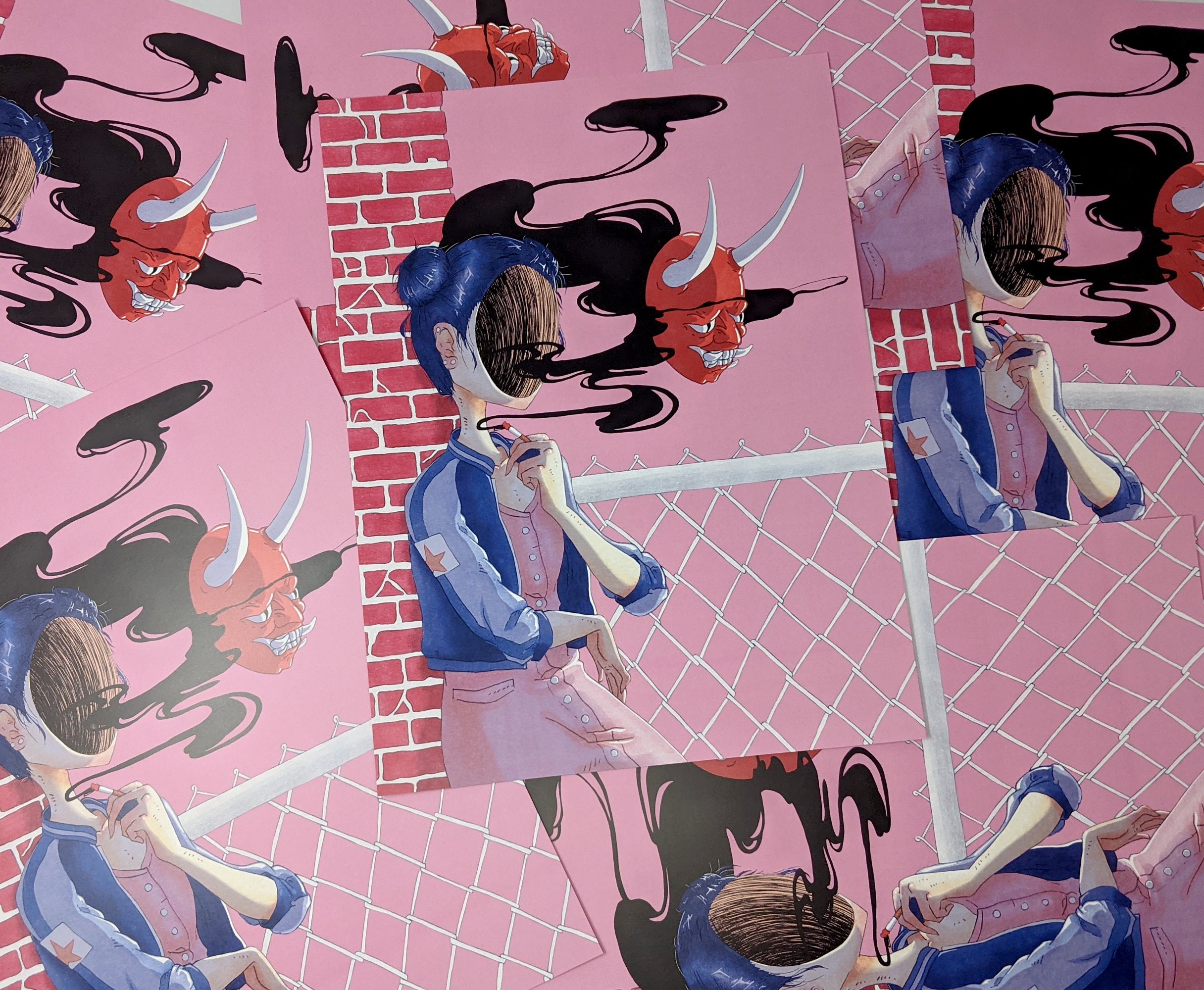 Home & Living EXTRACTION Teeth Dental Horror Halo Creepy Scary Surreal ...