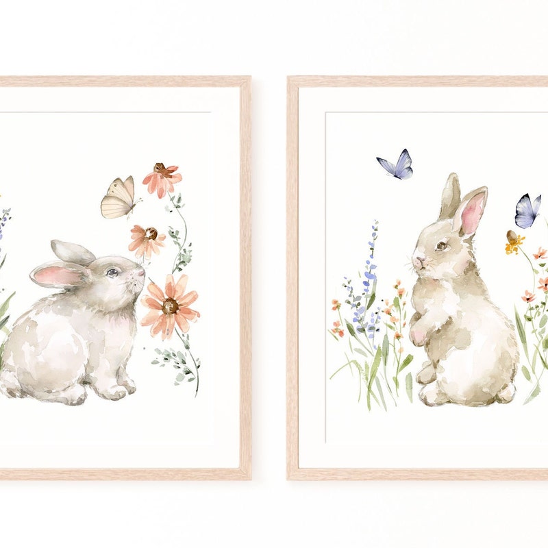 Bunny Nursery Decor - Etsy