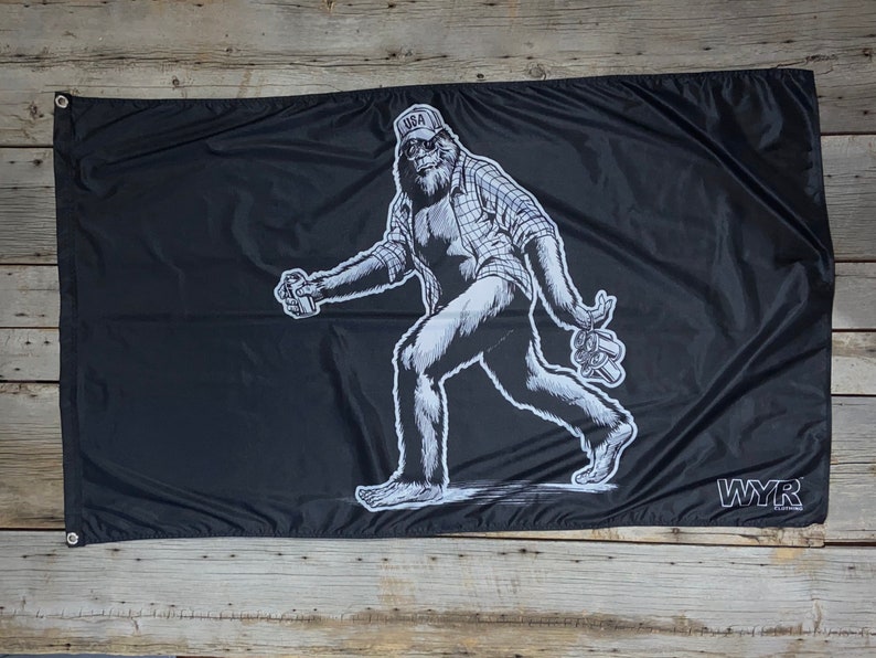 Sasquatch Flag - Etsy