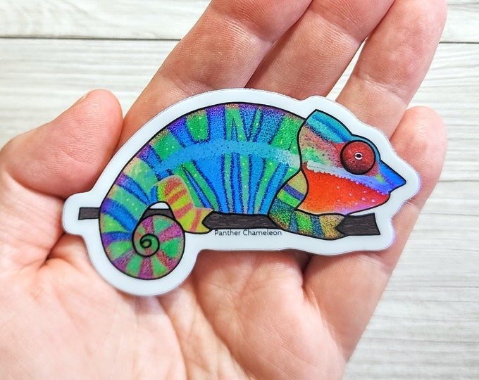 Chameleon Holographic Sticker - Etsy