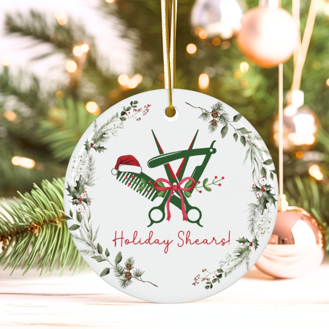 Hairdresser Ornament Cute Holiday Gift for Christmas Hair Stylist Gifts ...