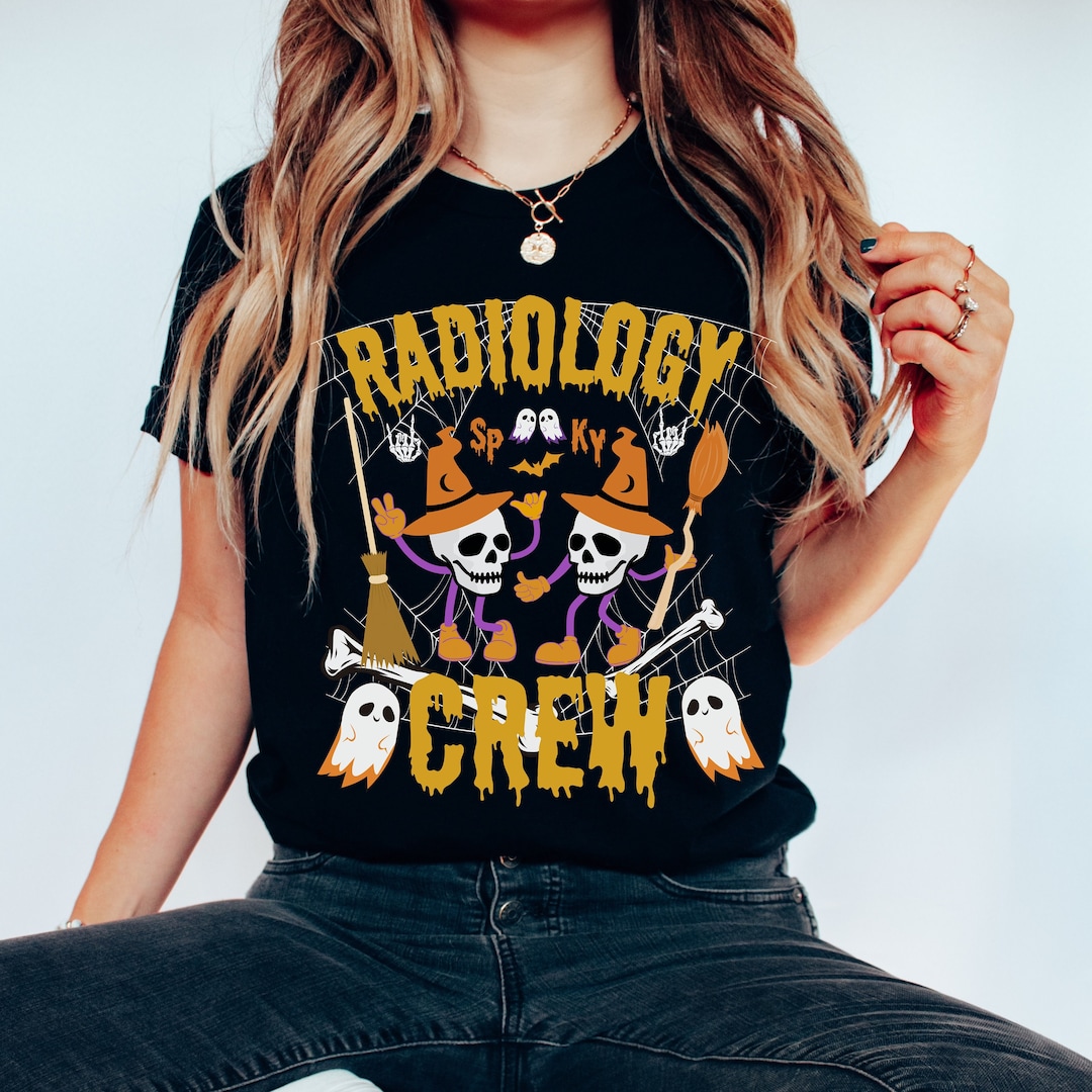 Funny Radiology Halloween Shirt T X-ray Spooky Graduation Tshirt for ...
