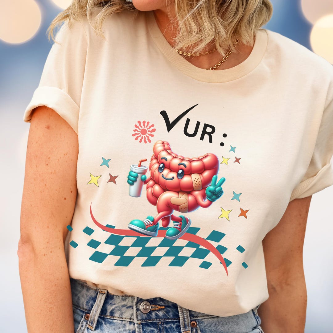 Retro "check Your Colon" Tee: Colon Cancer Awareness Shirt - Etsy