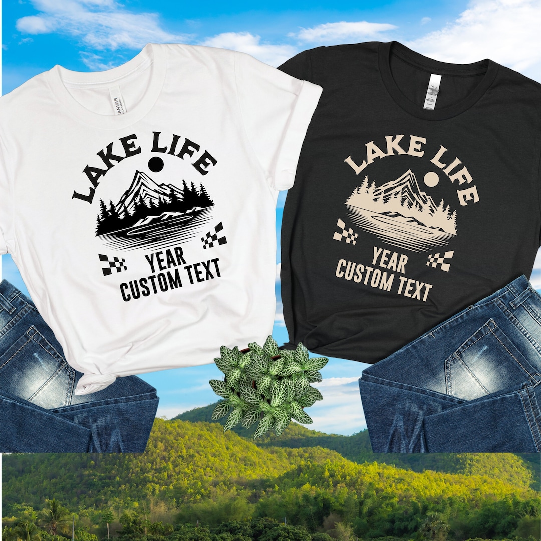 Lake Life Shirts Cabin Vacation Tee Funny Family Reunion Shirts ...