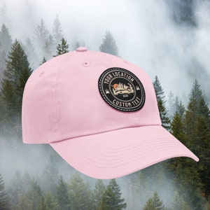 Mountain Hat Cabin Vacation Cap National Park Personalized Travel ...