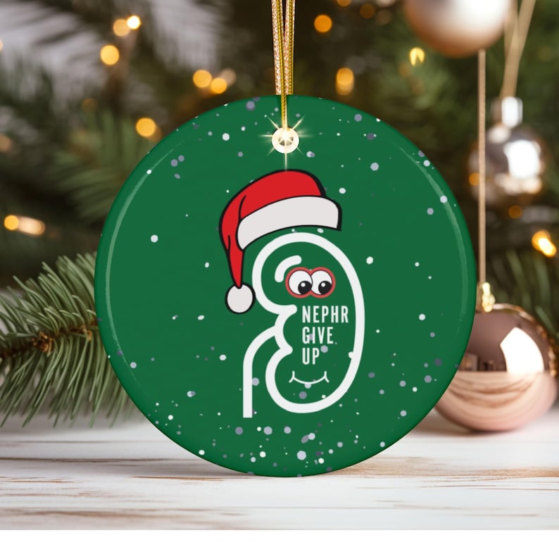 Kidney Christmas Ornament: Nephrology Nurse/dialysis Gift - Etsy