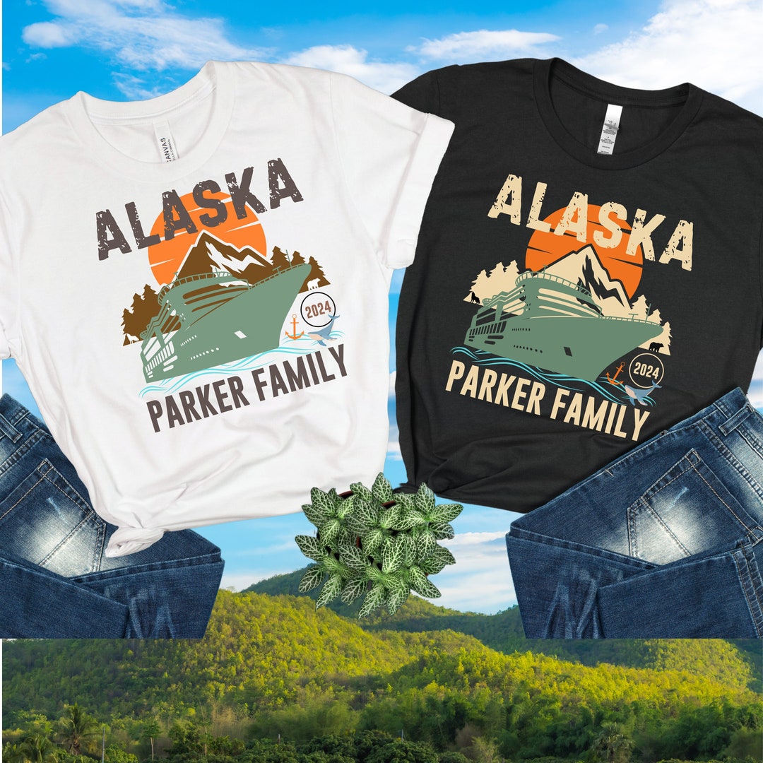 Alaska Shirts Custom Group Vacation Tshirts Personalized Text Family ...