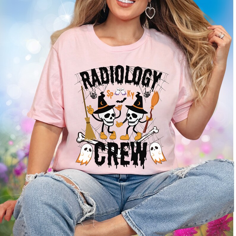 Funny Radiology Halloween Shirt T X-ray Spooky Graduation Tshirt for ...