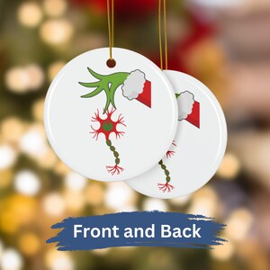 Neuron Ornament Neuro Nurse Christmas Gift RN Neuroscience Gift Science ...