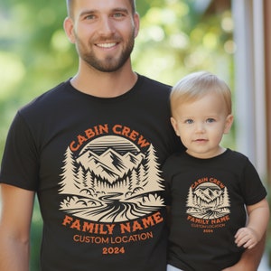 Custom Cabin Crew T-shirts: Family Reunion Mountain Vacation Shirts - Etsy