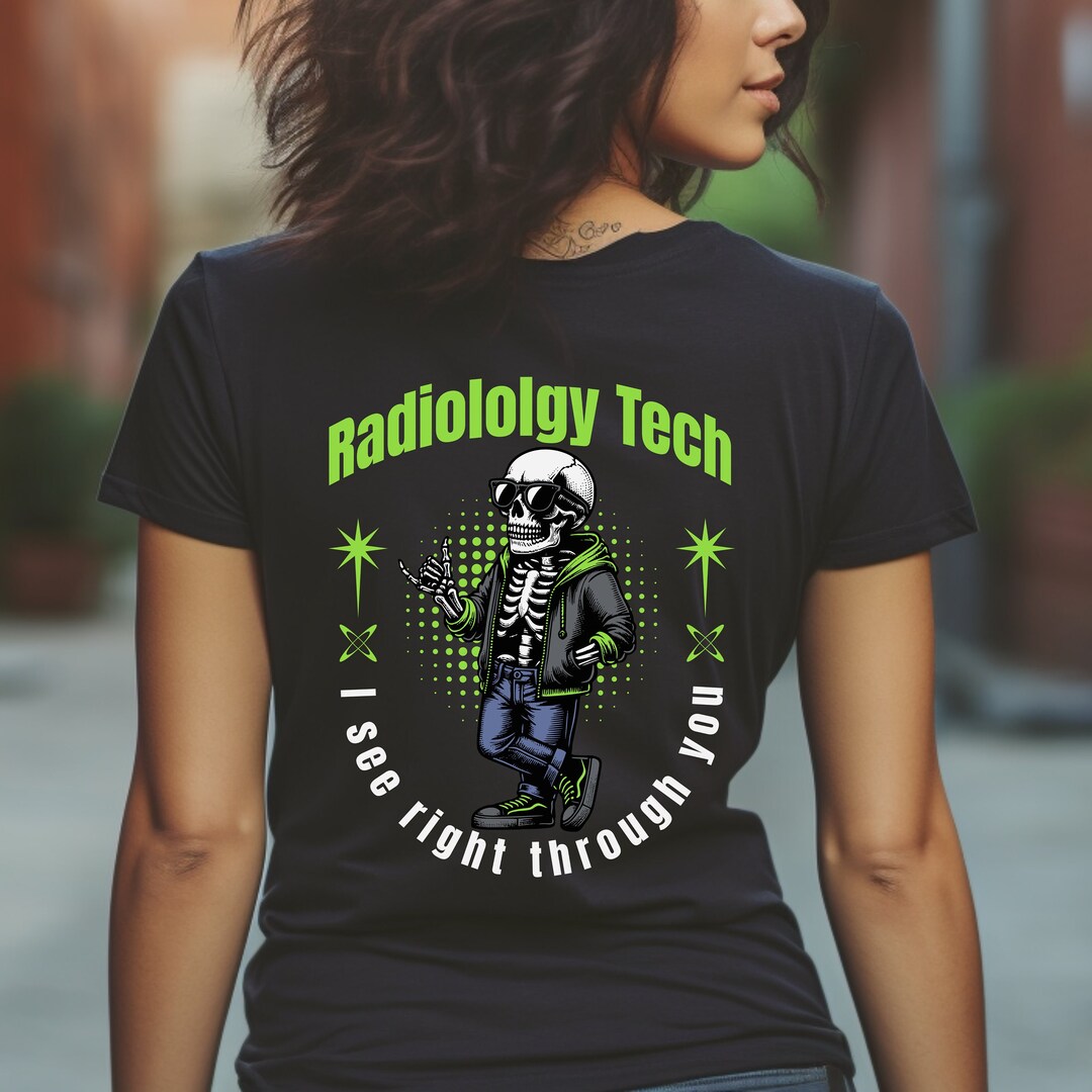 Funny Radiology Halloween Shirt T X-ray Spooky Graduation Tshirt for ...