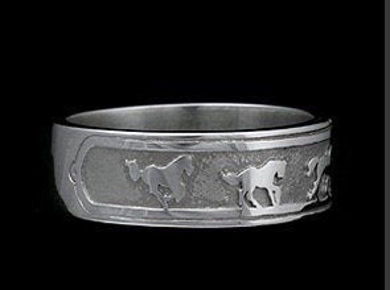 Equestrian Cantering Horse Ring | Etsy