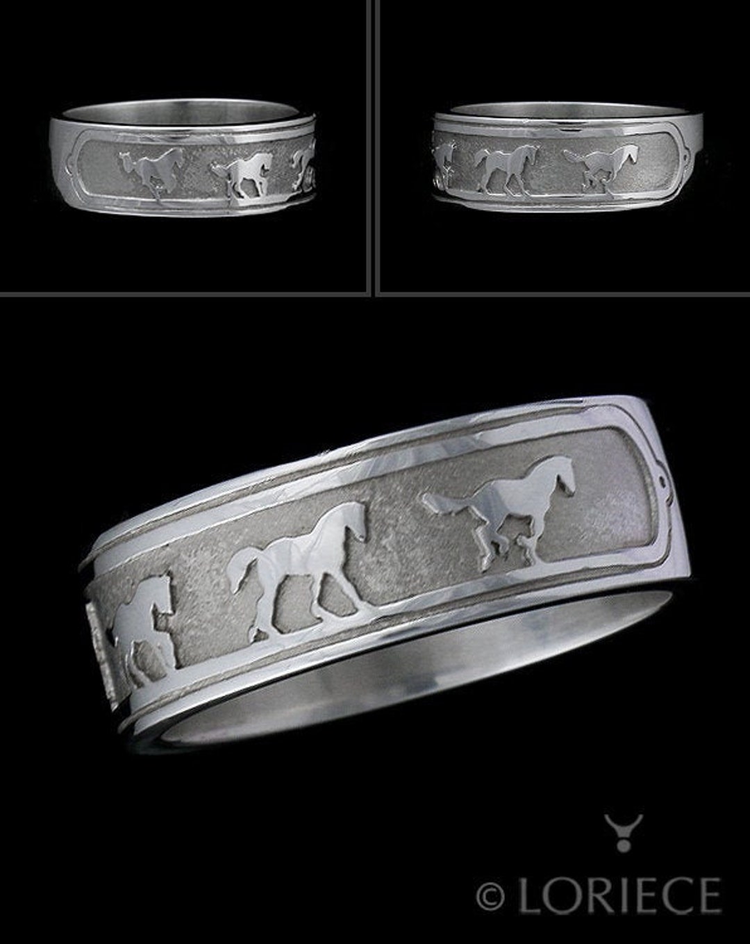 Equestrian Cantering Horse Ring - Etsy