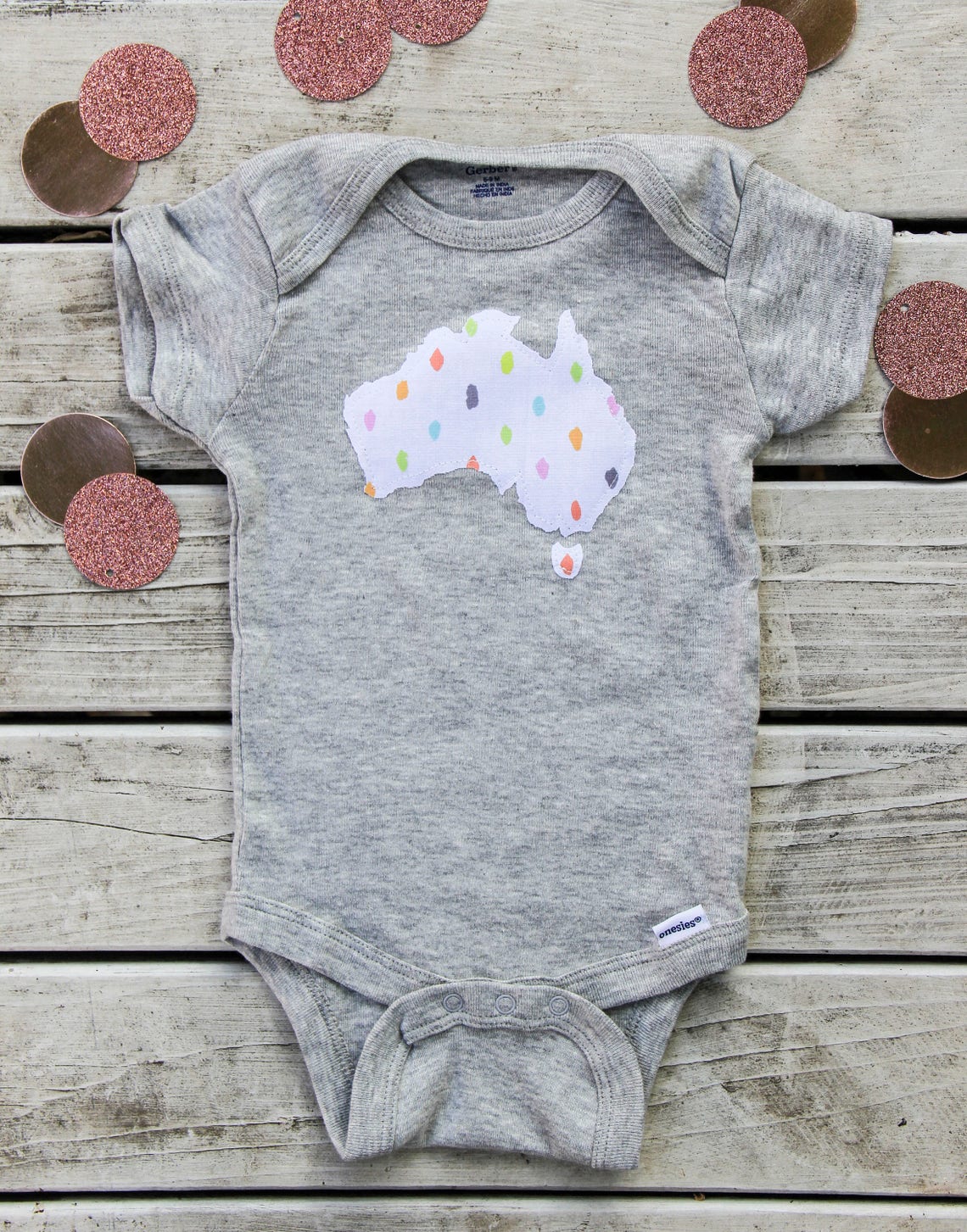 Australia Onesie® Baby Shower Gift Handmade and Customizable - Etsy