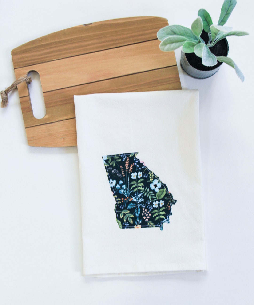 Georgia Tea Towel - Decorative Georgia Kitchen Towel - Housewarming ...