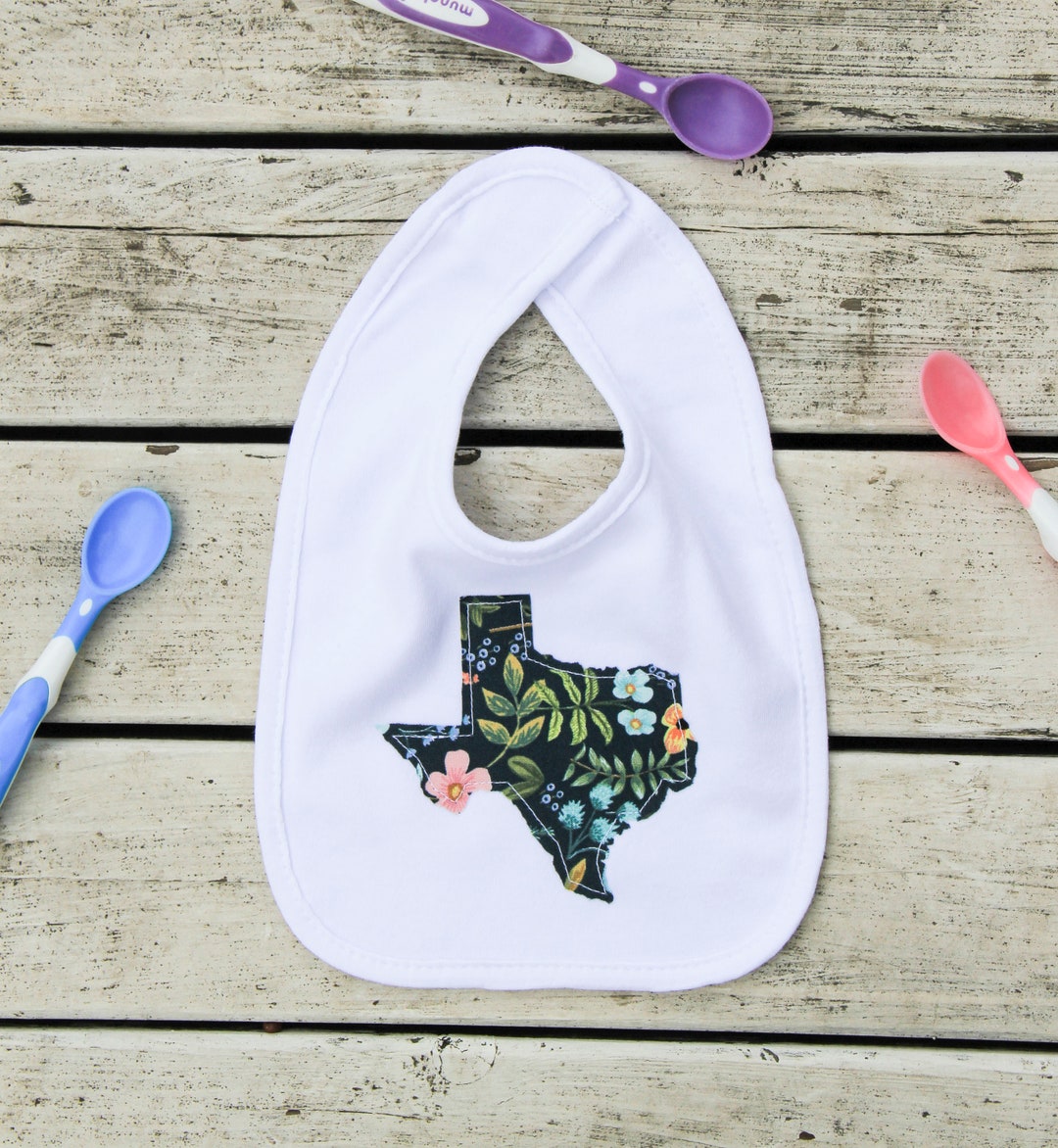 Texas Bib Baby Shower Gift - Texas Baby Girl - Handmade and ...