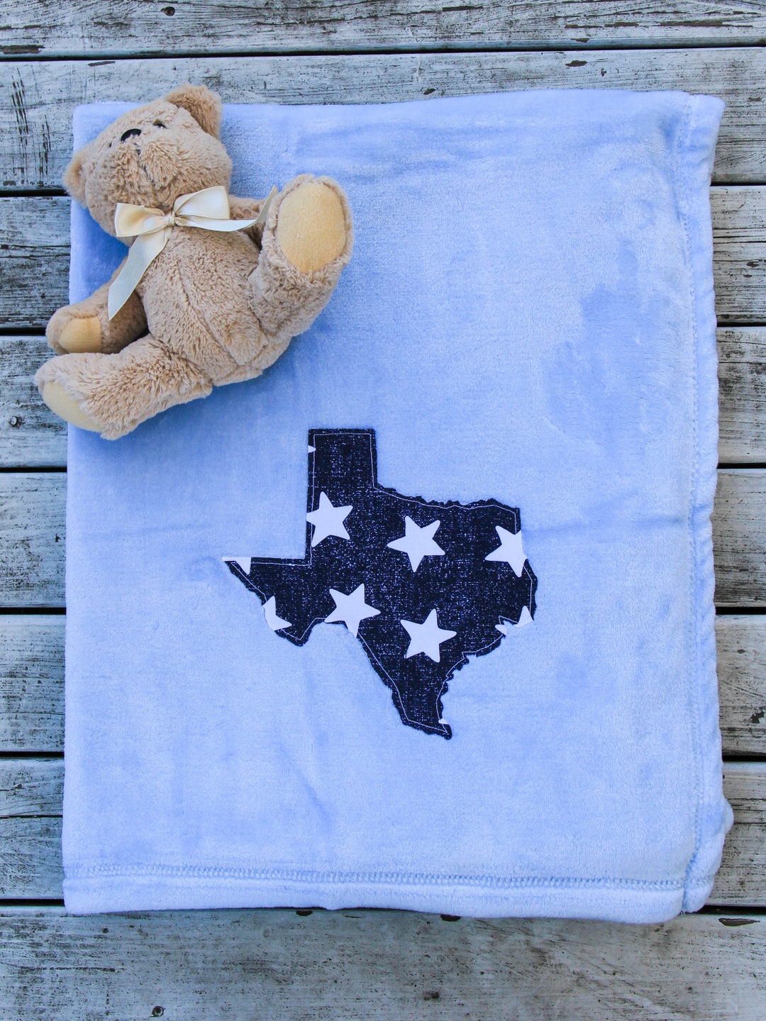 Texas Baby Blanket - Baby Shower Gift - Texas Baby Boy - Handmade and ...