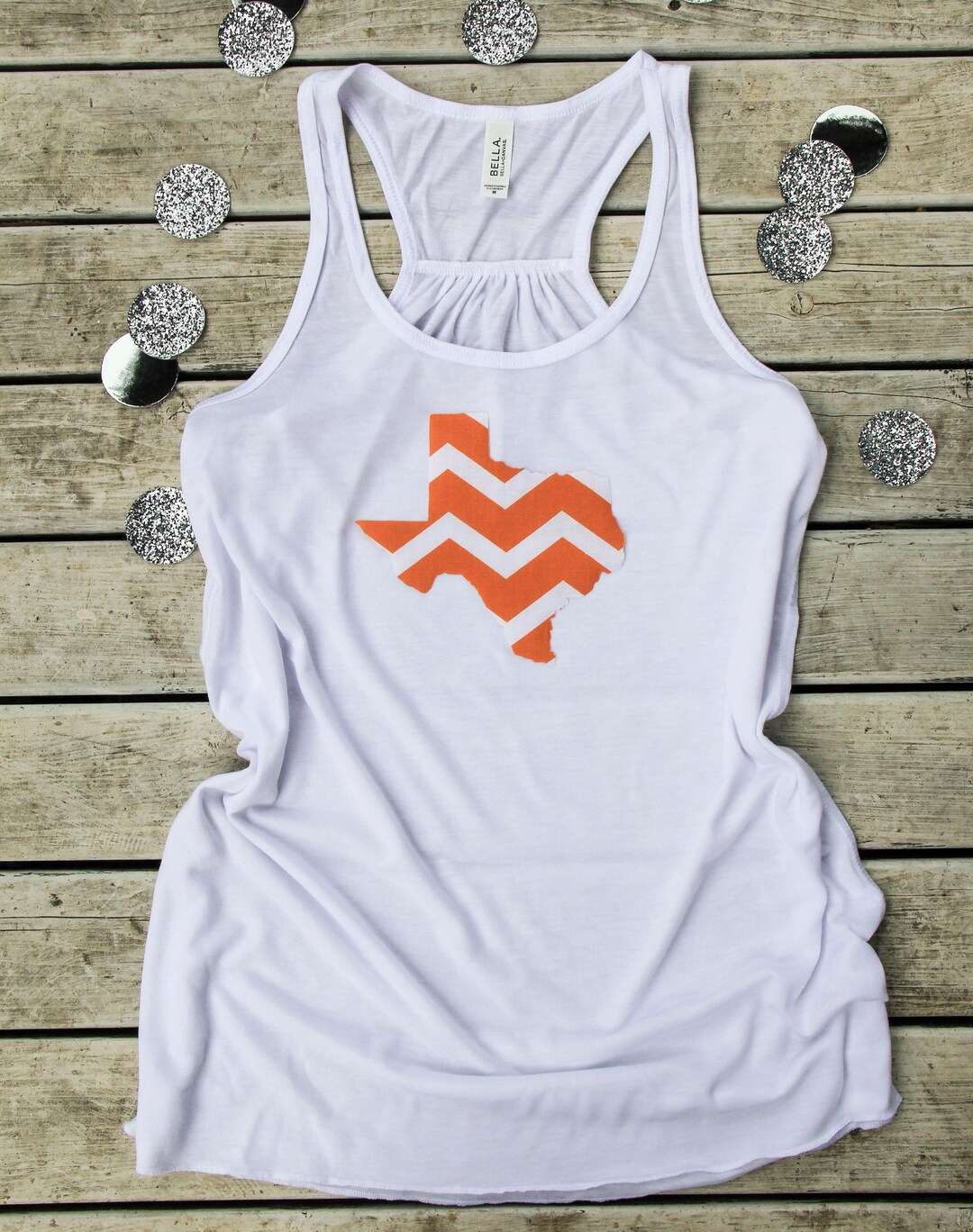 Texas Longhorns Tank Top - Texas Women's Flowy Racerback - Women's Tank ...