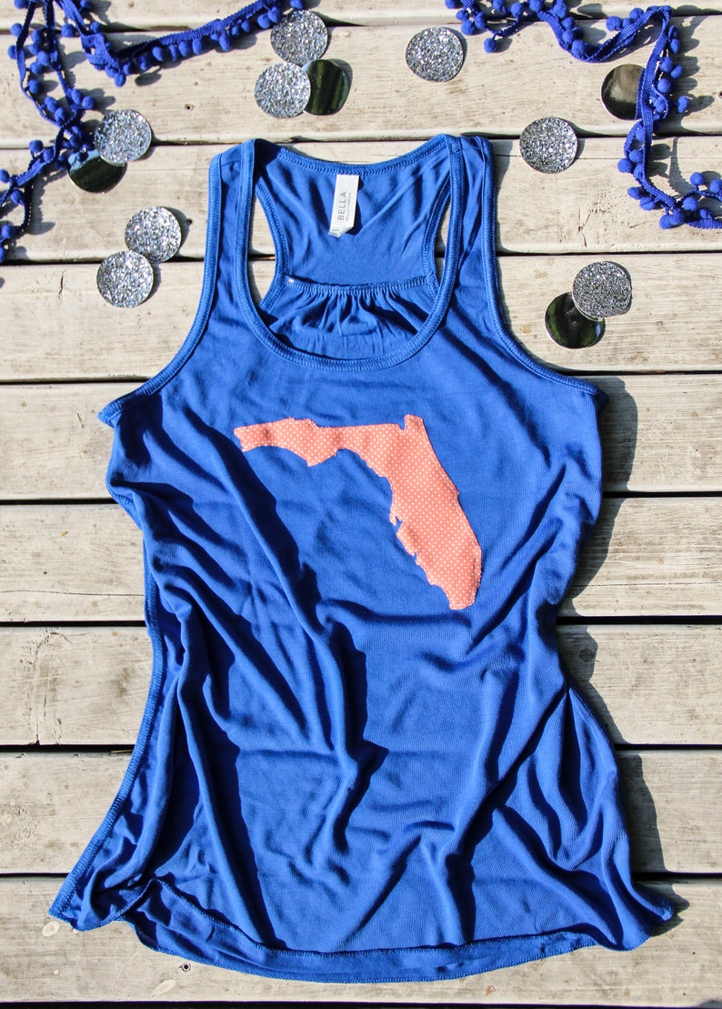 Florida Gators Flowy Racerback Tank Top - Florida Tank Top - Gators ...