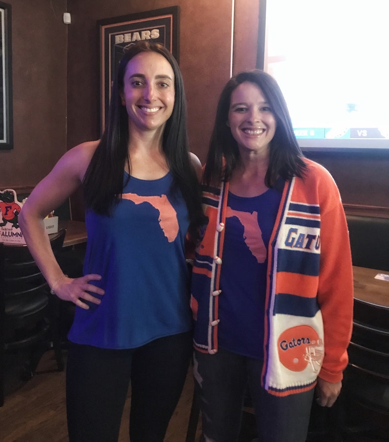 Florida Gators Flowy Racerback Tank Top - Florida Tank Top - Gators ...