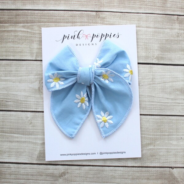 Light Blue Hair Bows - Etsy