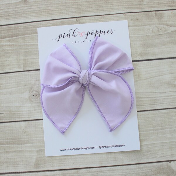 Lilac Bow - Etsy