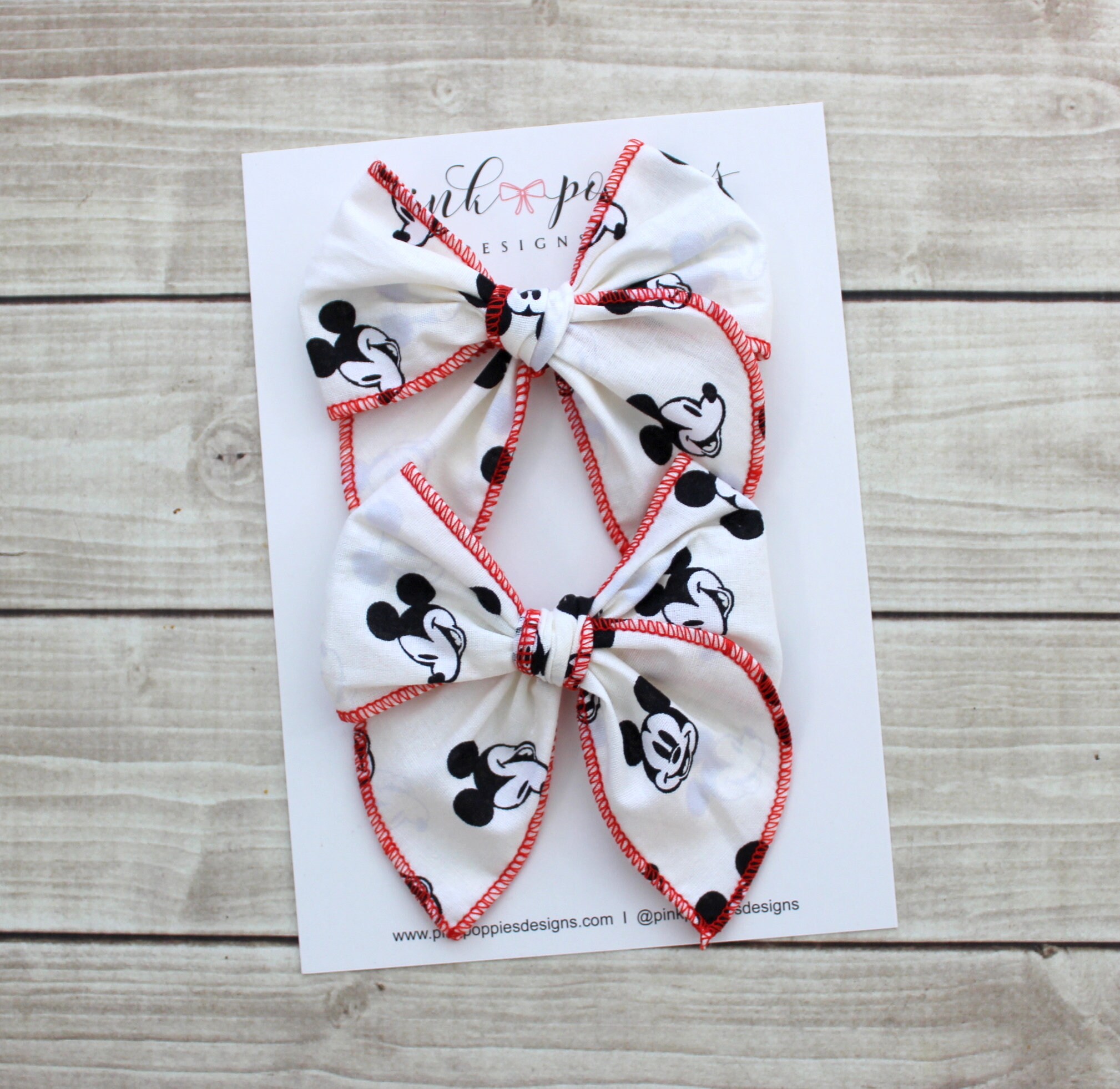 Mickey Mouse Hair Bows