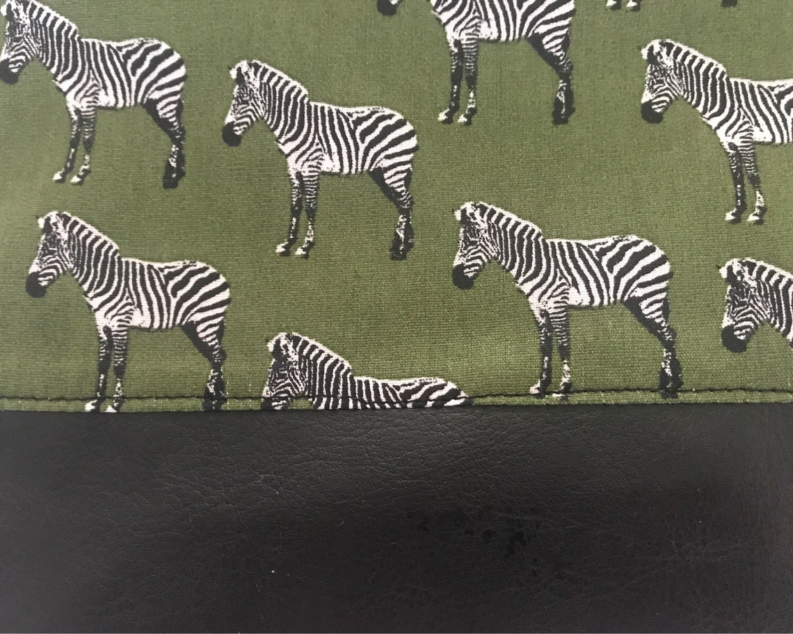 Handmade Zebra Fabric Zip Pouch/ Zebra Print Purse - Etsy UK