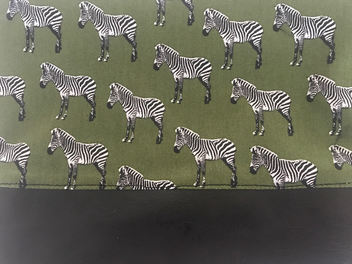 Handmade Zebra Fabric Zip Pouch/ Zebra Print Purse - Etsy UK