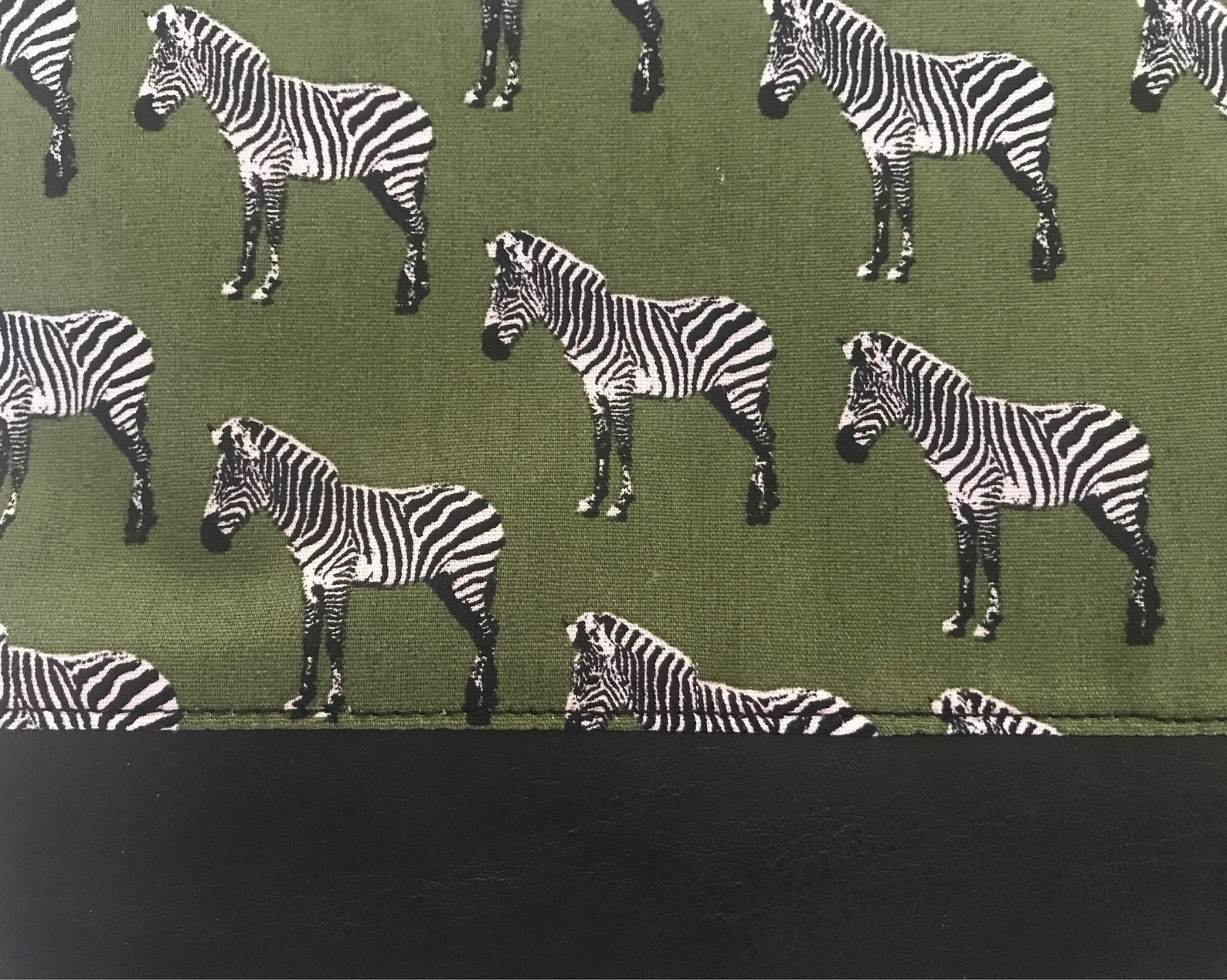 Handmade Zebra Fabric Zip Pouch/ Zebra Print Purse - Etsy UK