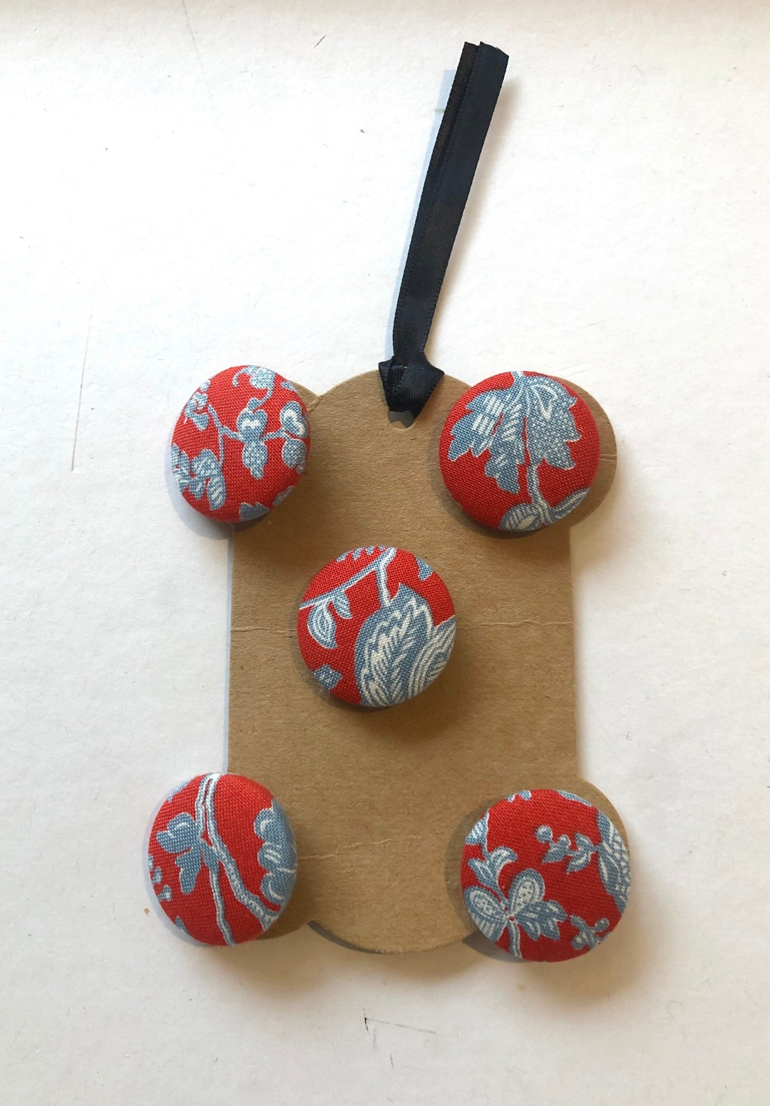 Liberty Fabric Covered Buttons/ Fabric Buttons/ Handcovered Fabric ...